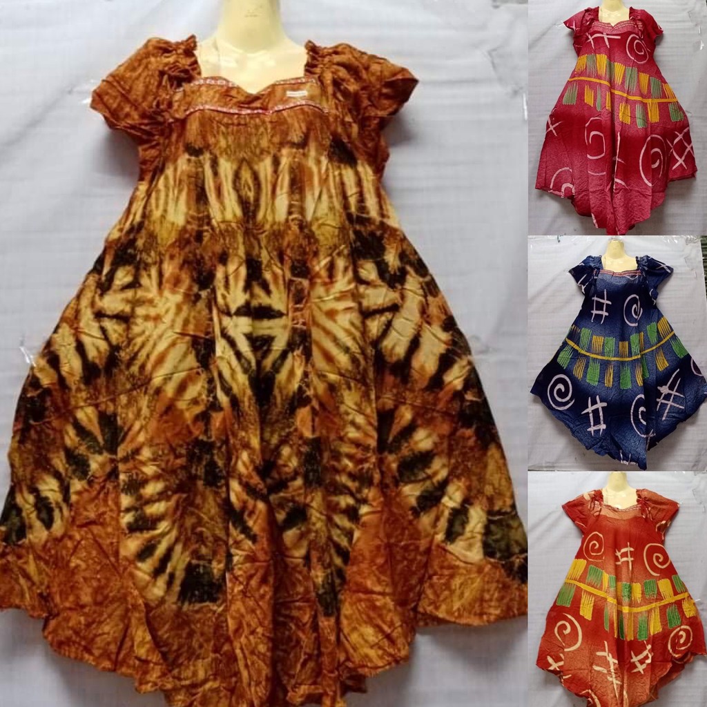 Indonesian Batik Duster Daster Dress Pambahay Pantulog Nightgown Duster ...