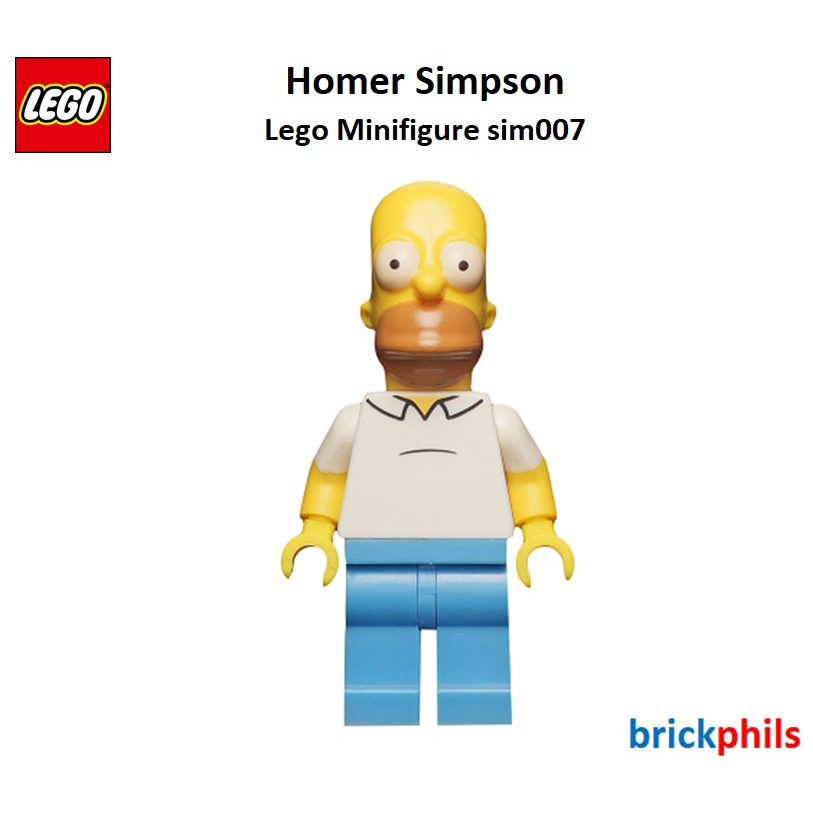 Lego Minifigure sim007 Homer Simpson | Shopee Philippines