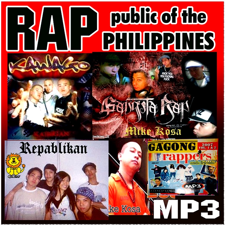 RAPUBLIC OF THE PHILIPPINES -PINOY RAP MP3 music CD for PCCDROM /DVD ...