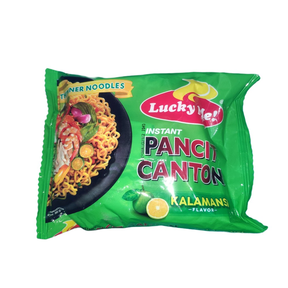 Lucky Me! Instant Pancit Canton Kalamansi 80g | Shopee Philippines