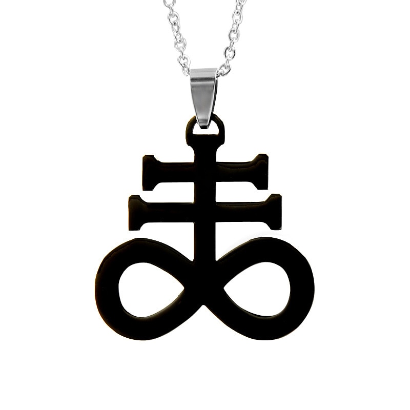 Satanic Cross Necklace