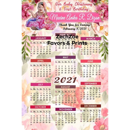Customized Calendar A4 2023 | Shopee Philippines