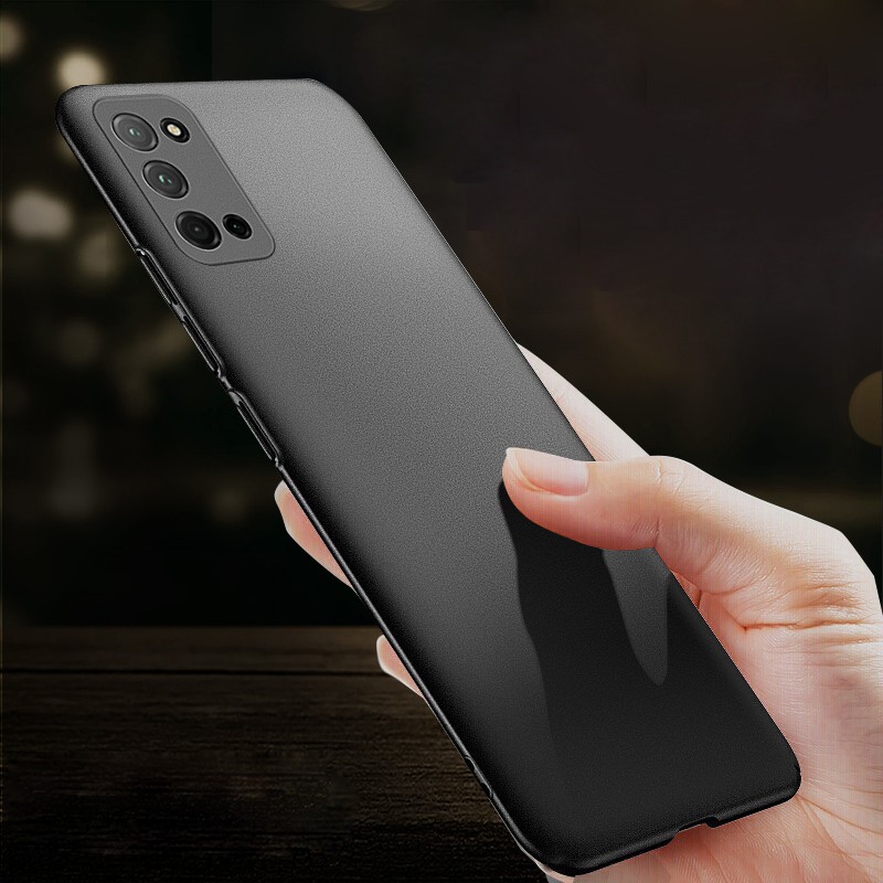 OPPO Reno4 Case Matte Black Silicone Soft TPU Cover OPPO Reno4 Reno 4 ...