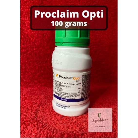 Proclaim Opti 5 WG 100 grams (Syngenta) | Shopee Philippines