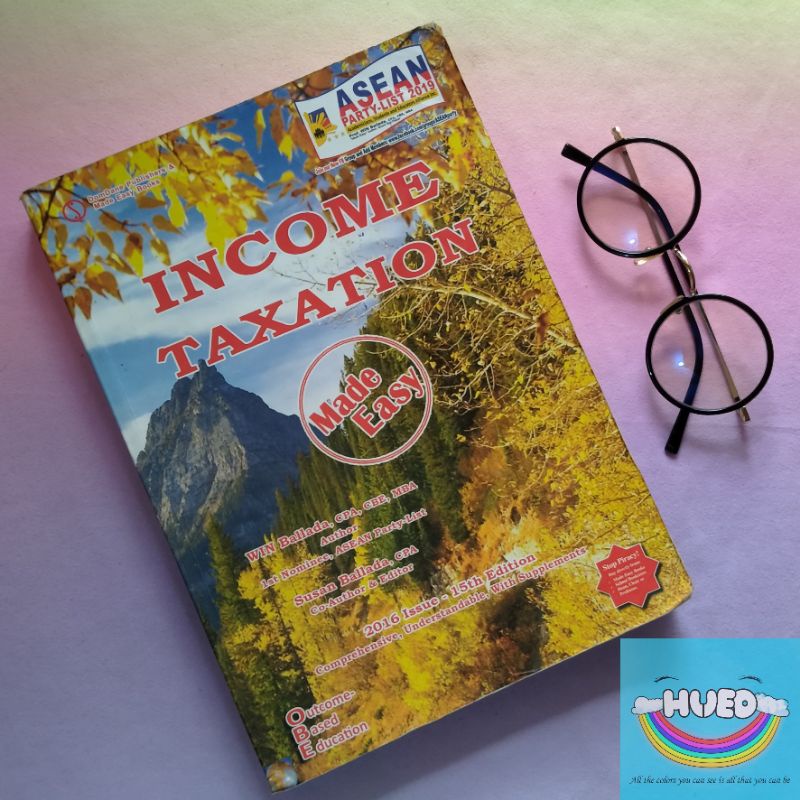 Income Taxation by Win Ballada & Co. | 2016 Issue| 15th Edition (Used ...