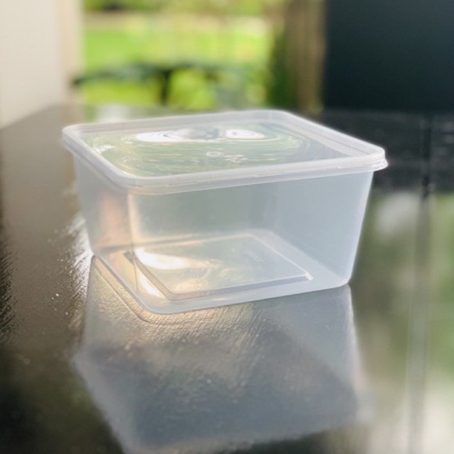 Microwavable Plastic Container Square SQ1500 10pcs/pack | Shopee ...