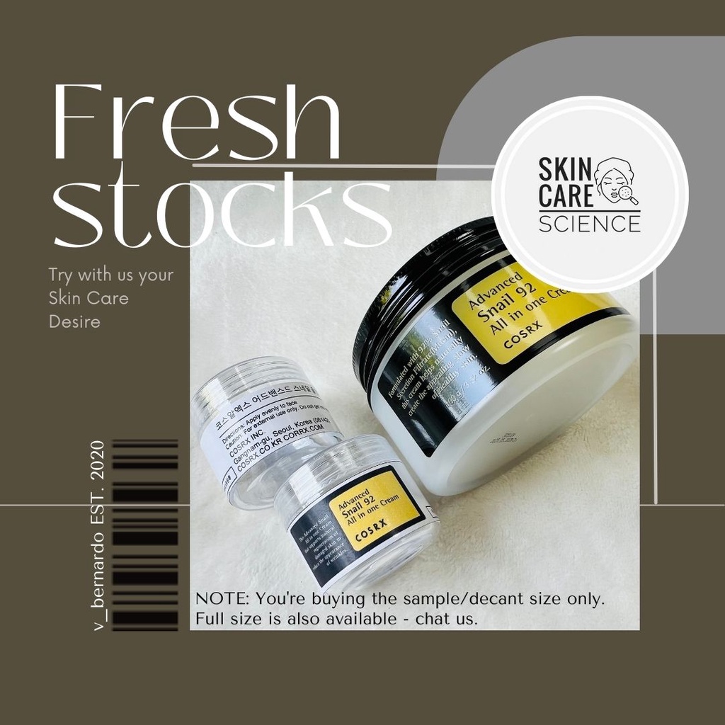 COSRX Advanced Snail 92 All in one Cream | Shopee Philippines