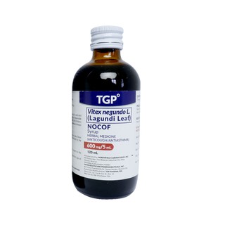 NOCOF TGP Vitex negundo L Lagundi Leaf 600mg/5mL 120ml Syrup for relief ...