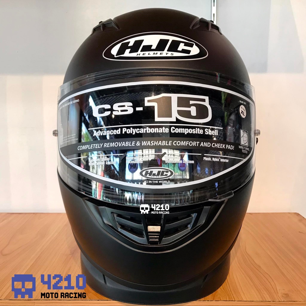 HJC CS-15 FULL FACE HELMET (Black) | Shopee Philippines