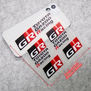 Toyota Gazoo Racing GR Sport Car Medal Logo Sticker Vinyl Decal Stripes ...