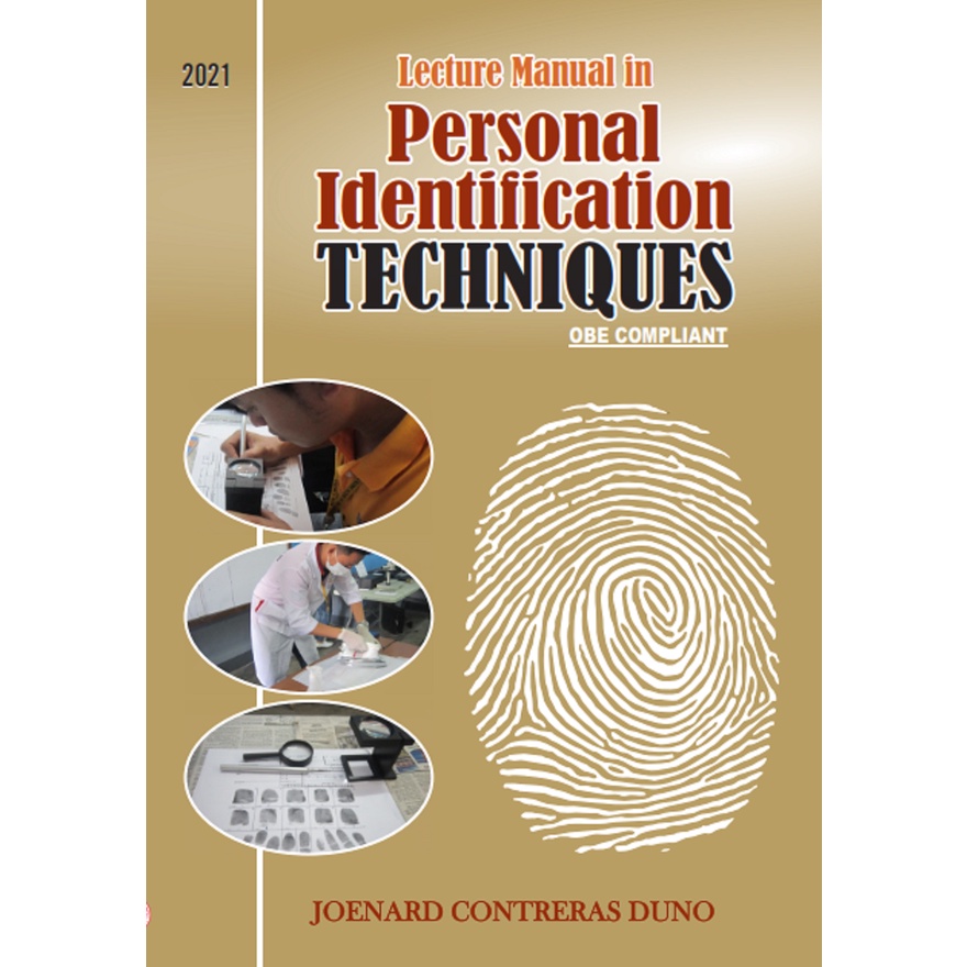 Lecture Manual in Personal Identification Techniques OBE COMPLIANT | Shopee Philippines