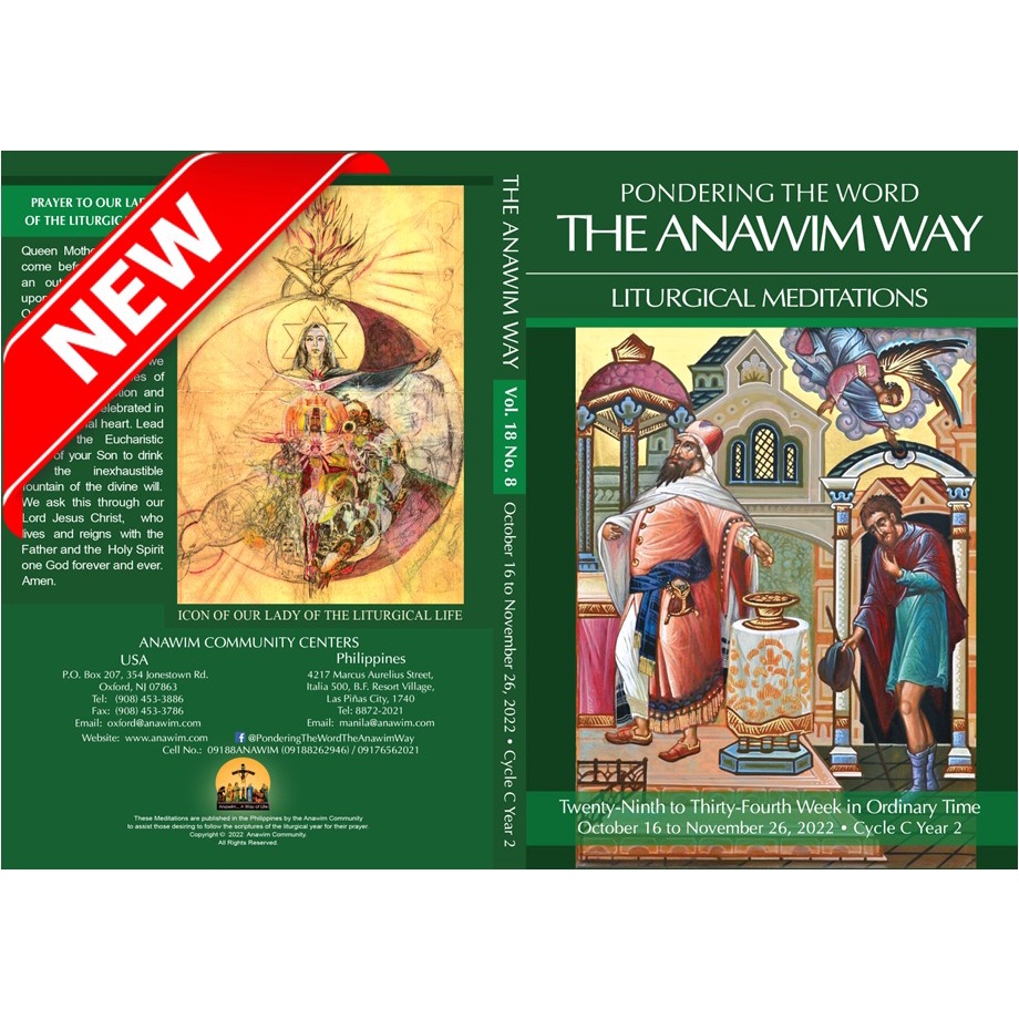 Anawim Way Volume 18.8 October 16 to November 26, 2022 (29th-34th week ...