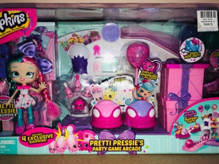 Shopkins Shoppies Pretti Pressie's Party Game Arcade Playset (Big box ...