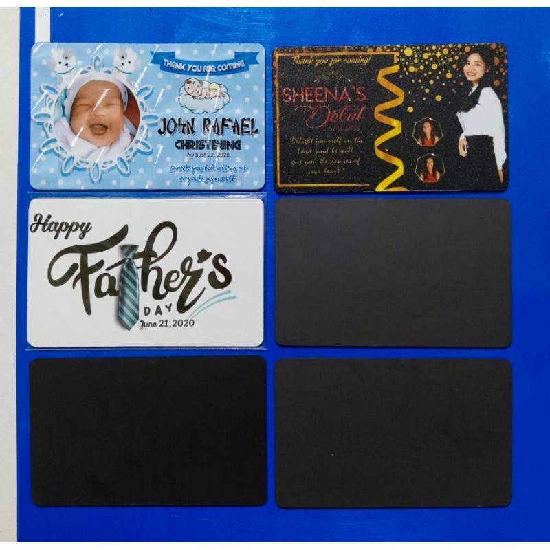 Blank Ref Magnet (ATM size) for Birthday, wedding, Baptism - Giveaways ...