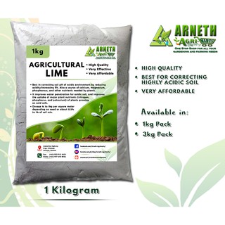 AGRICULTURAL LIME ORGANIC FERTILIZER 1KG | Shopee Philippines