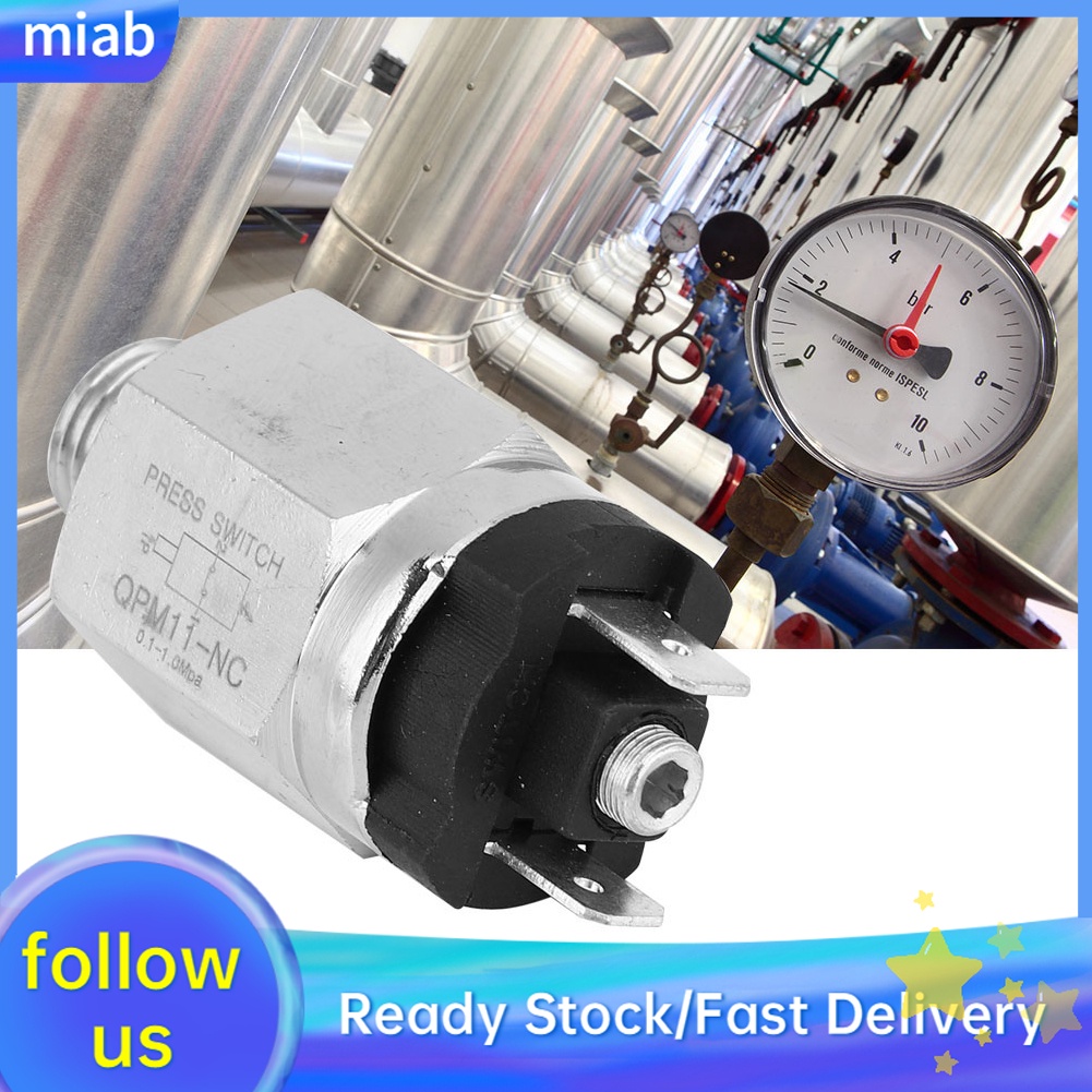 [Ready Stock] Adjustable Air Pressure Switch Normally Closed QPM11-NC ...