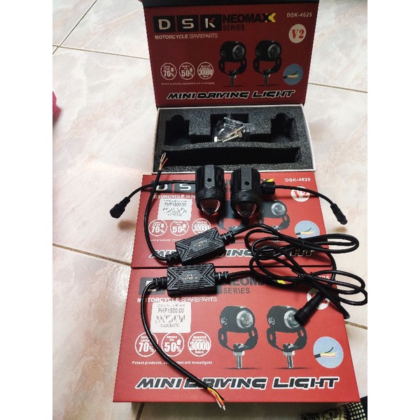 DSK Neomax V2 / DSK mini driving light 4 wires | Shopee Philippines