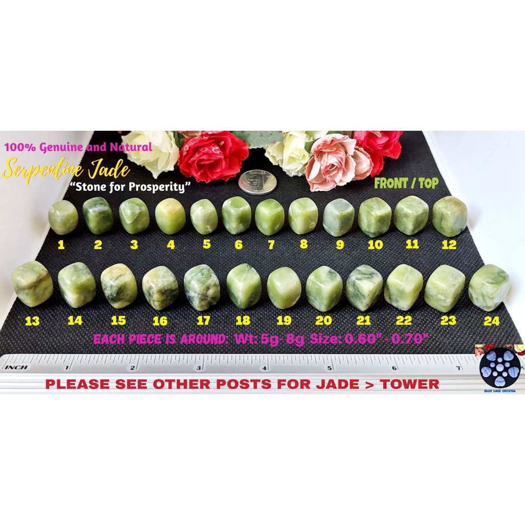 Serpentine Jade Cube | 100% Natural & High Quality | Shopee Philippines