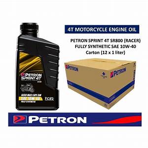 Petron Sprint 4T Engine Oil Fully Synthetic 1L SAE 10w-40 | Shopee ...