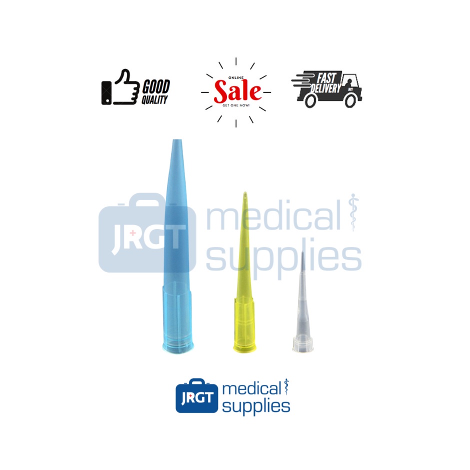 Gilson / Eppendorf Pipette (Blue Tip / Yellow Tip) 1 Pack - 500pcs ...