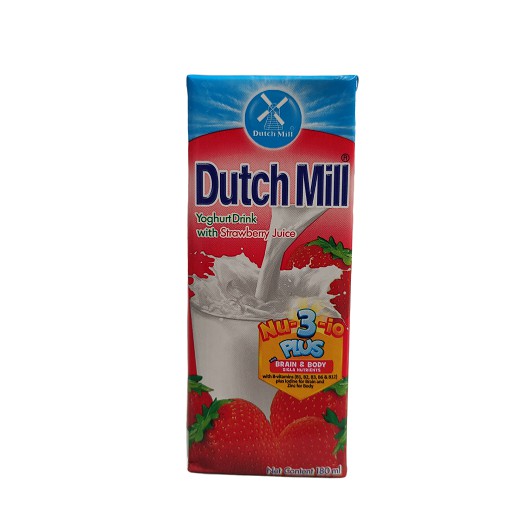 Dutch Mill Yoghurt Drink Strawberry 180ml | Shopee Philippines