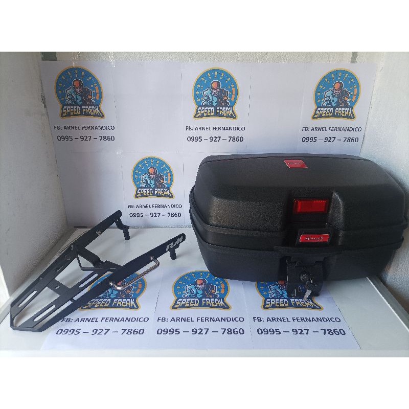 RMrack Super heavy duty bracket w/ 45L top box | Shopee Philippines