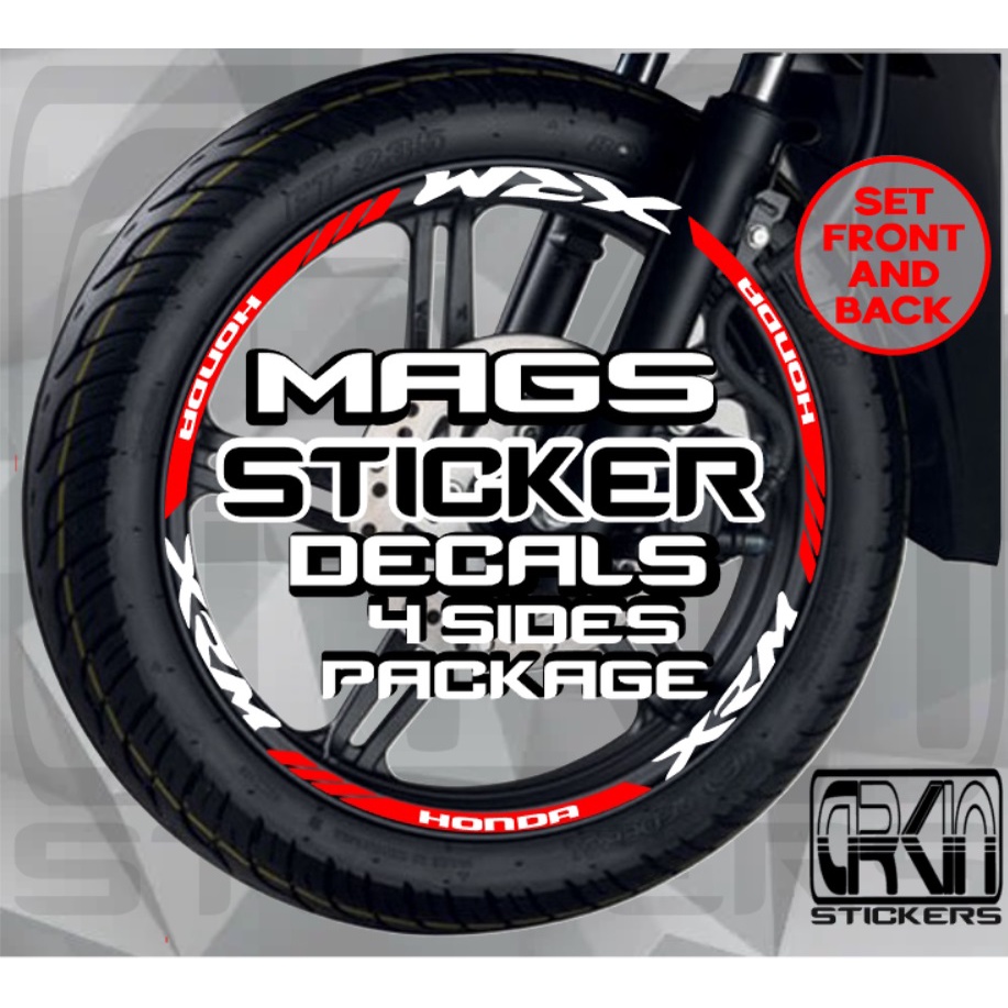 Xrm mags sticker decal set for 2 wheels | Shopee Philippines