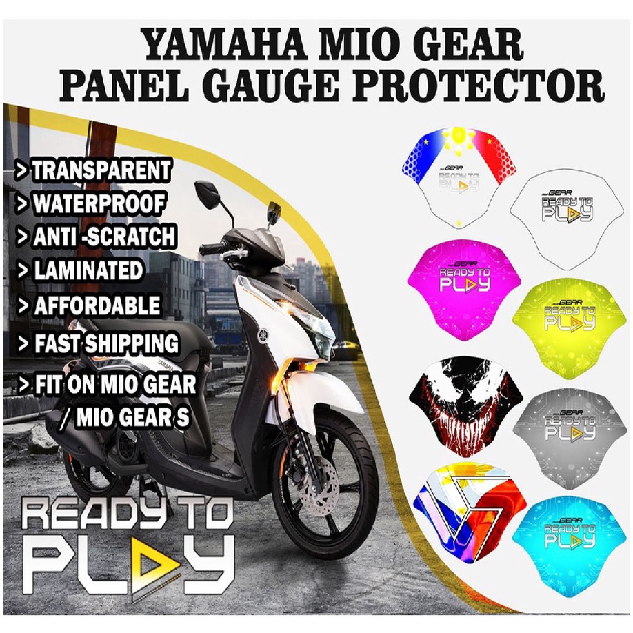 YAMAHA MIO GEAR PANEL PROTECTOR / MIO GEAR PANEL / MIO GEAR STICKER ...