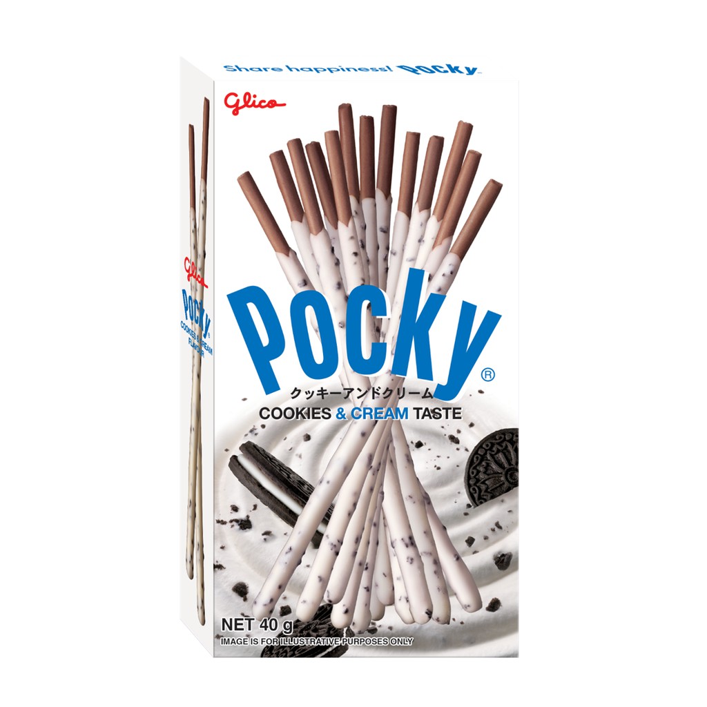 Pocky Cookies & Cream 40g | Shopee Philippines