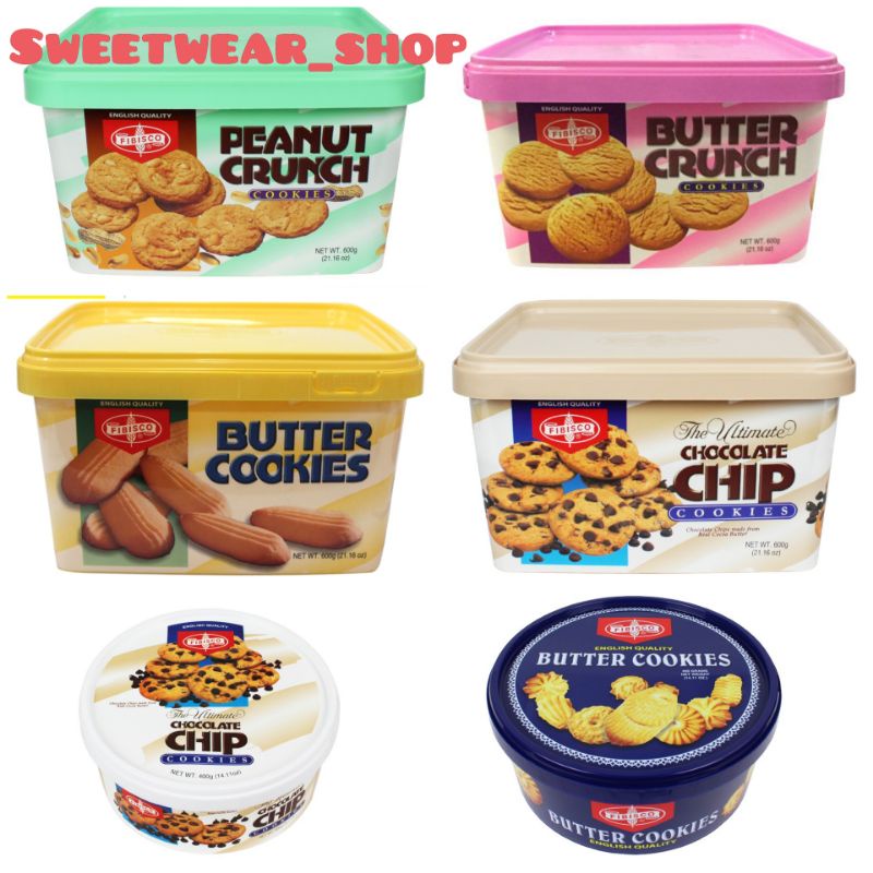 Fibisco Butter Cookies / Peanut Crunch / Butter Crunch / Chocolate Chip ...