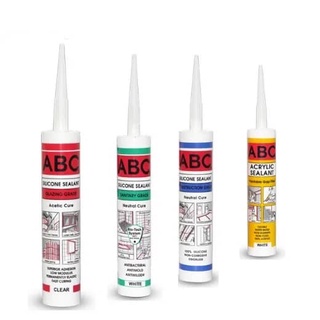 ABC Silicone Sealant Glazing Grade 300ml Acetic Cure | Shopee Philippines