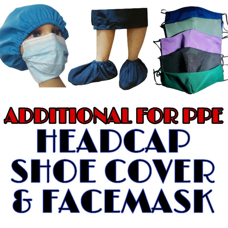 ADDITIONAL FOR "ISO PPE" Quality Microfiber Fabric Headcap and Shoe ...