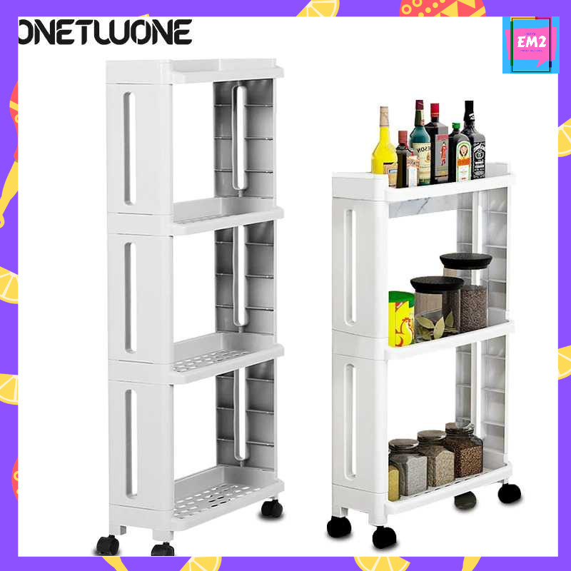 Stacking Kitchen Rack Versatile Trolley Kitchen Storage Rack With ...