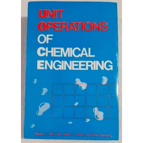 UNIT OPERATION OF CHEMICAL ENGINEERING | Shopee Philippines