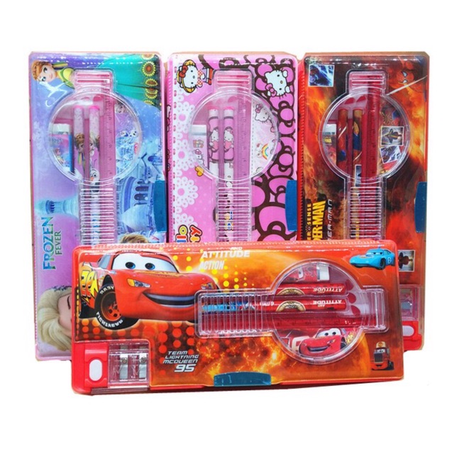 Cartoon character Pencil case set | Shopee Philippines