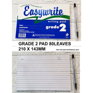 (ONE REAM = 10PADS) EASYWRITE GRADE 1 2 3 4 PAD (OFFICE SCHOOL SUPPLIES ...