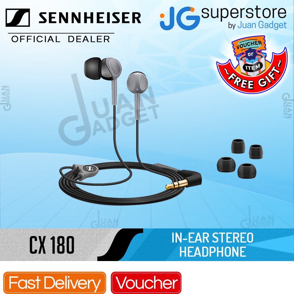 Sennheiser CX 180 Street II In-Ear Stereo Headphone | Shopee Philippines