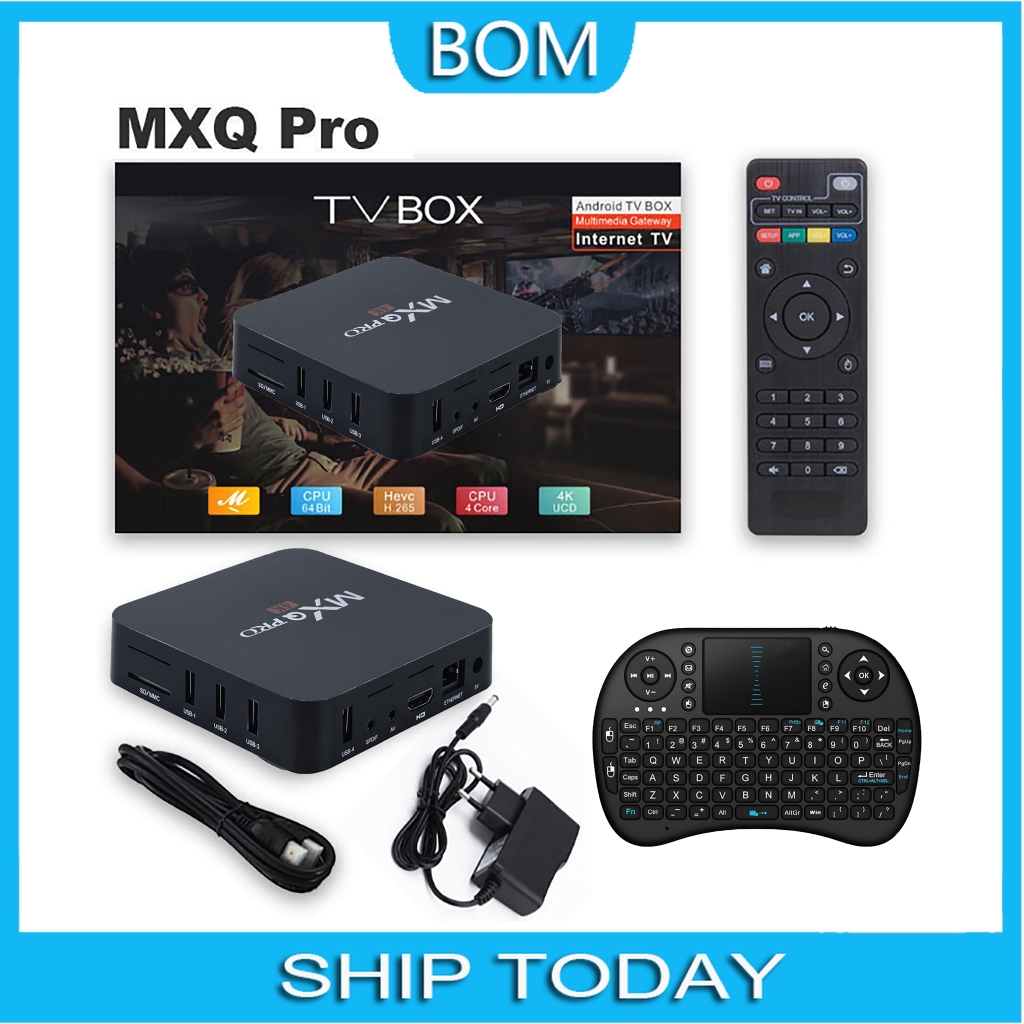 Android TV Box 16+256G MXQ Pro Smart Box 4K Ultra HD 100% Original [COD ...