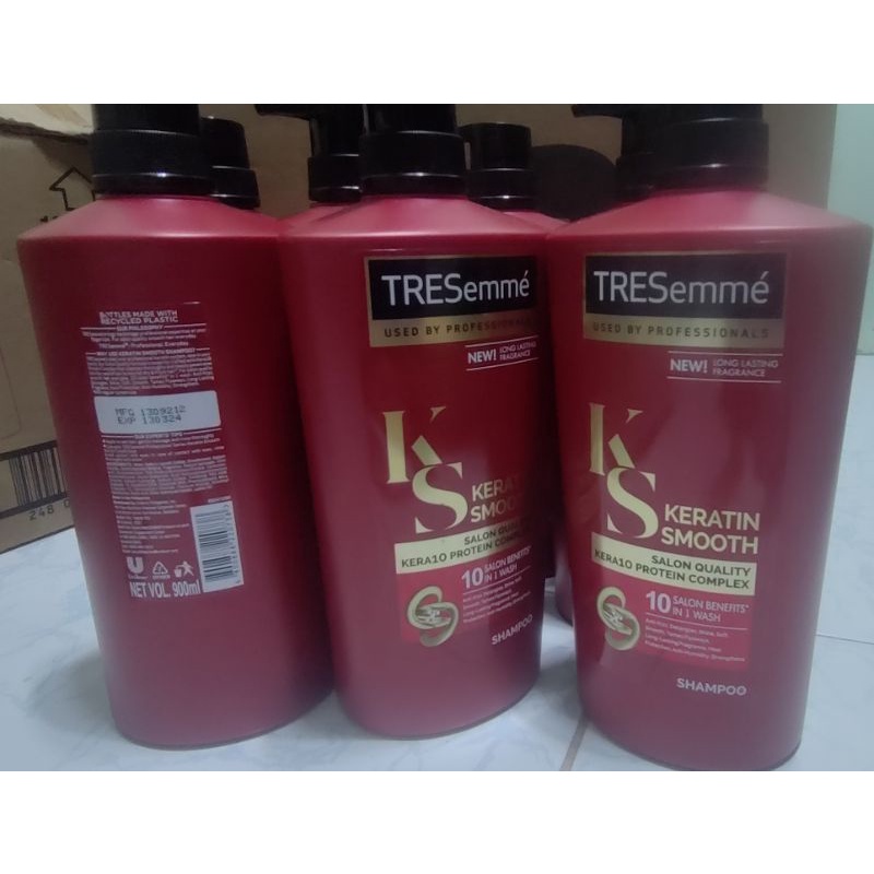 Sale ️ Tresemme Smooth Kera10 Shampoo 900ml And Serum Conditioner 650ml ‼