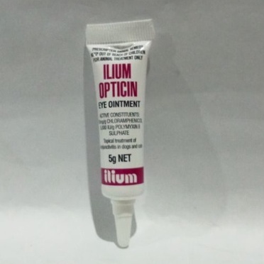 Ilium OPTICIN EYE OINTMENT 5gr Animal EYE OINTMENT Medicine | Shopee ...