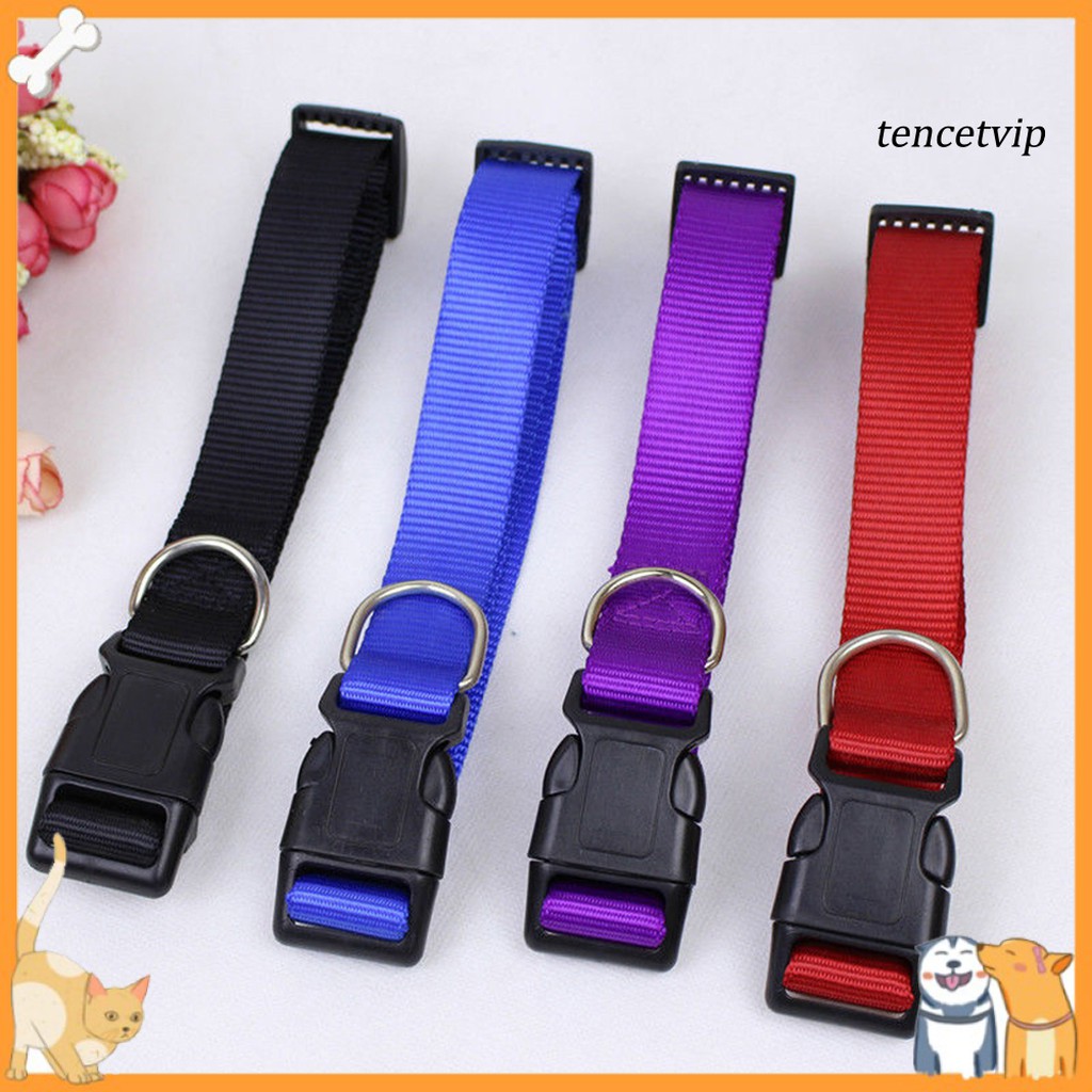 【Vip】Adjustable Dog Puppies Cat Pet Safety Collar Neck Strap Outdoors ...