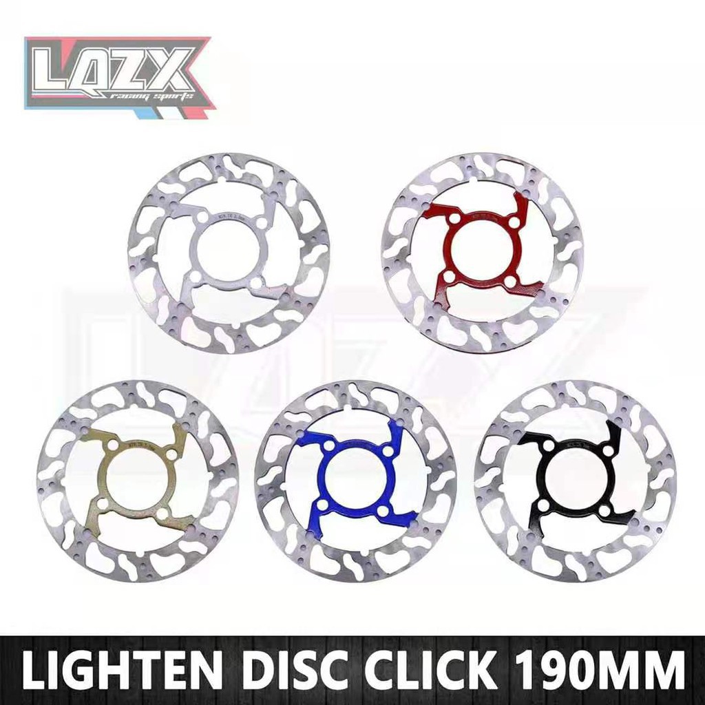 Lighten Disc Rear Disc - Honda Click (190 mm - 4 Holes) | Shopee ...
