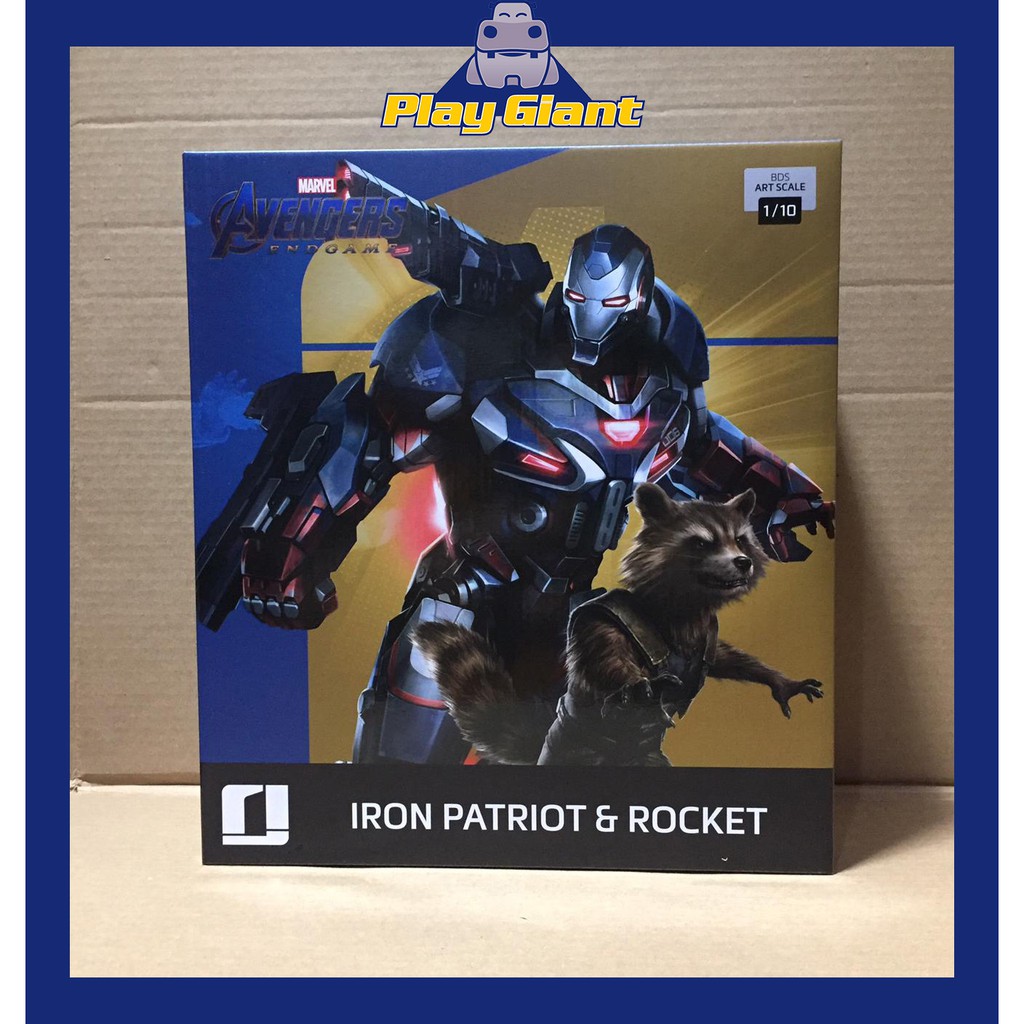 Iron Patriot & Rocket BDS Art Scale 1/10 - Avengers Endgame | Shopee ...