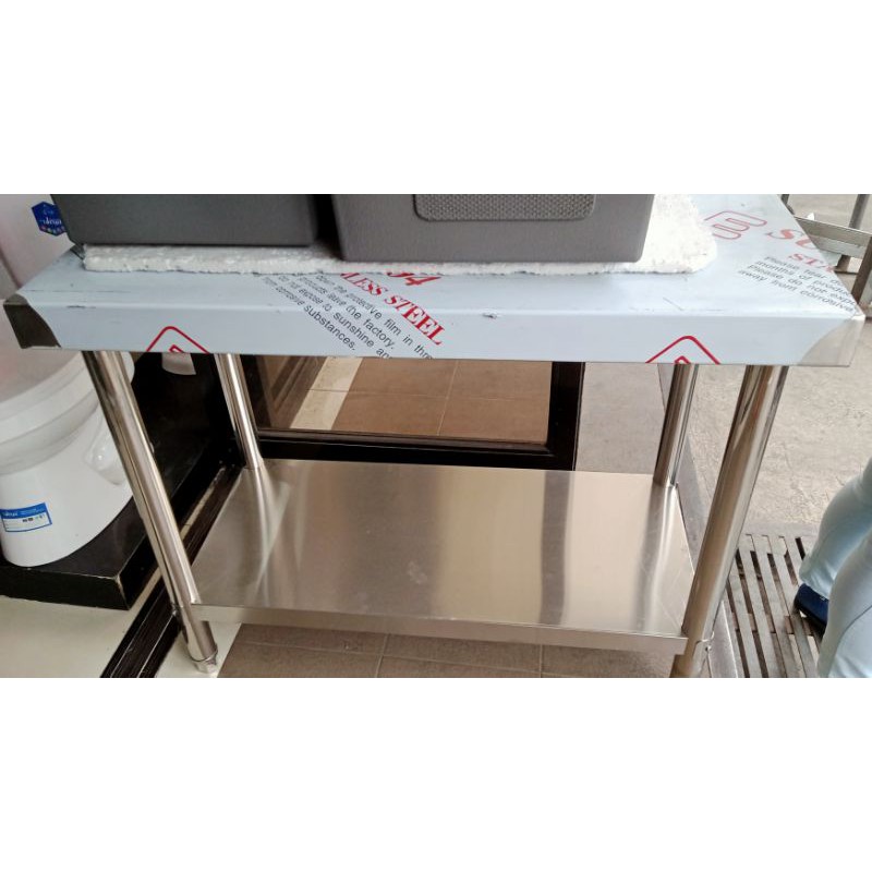STAINLESS WORKING TABLE 100 X 50 X 80 CM | Shopee Philippines