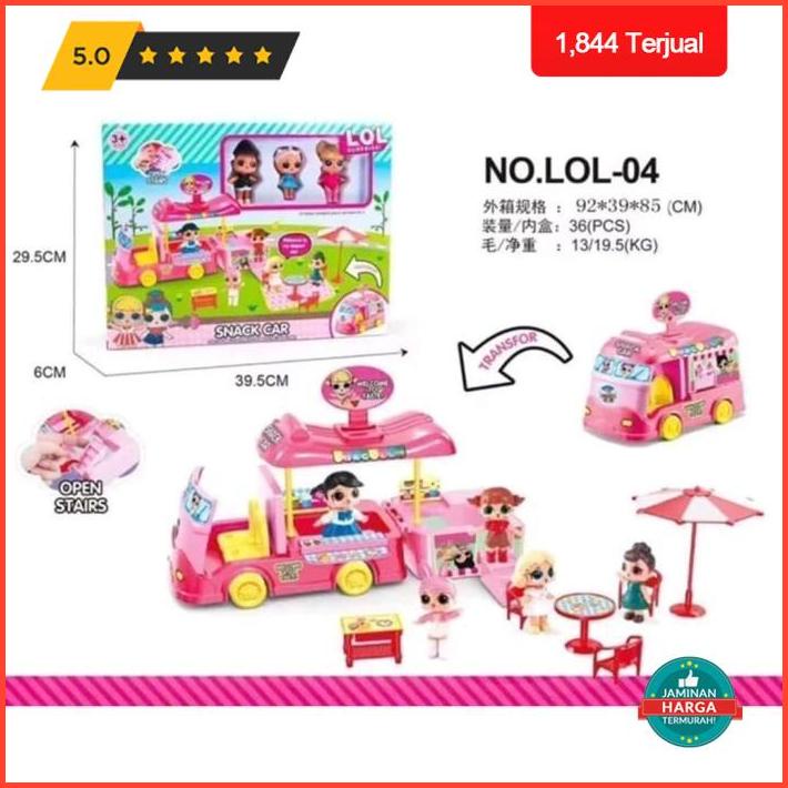 Lol Surprise Transfor Snack Car Lol-004 Lol Surprise Toy Car | Shopee ...
