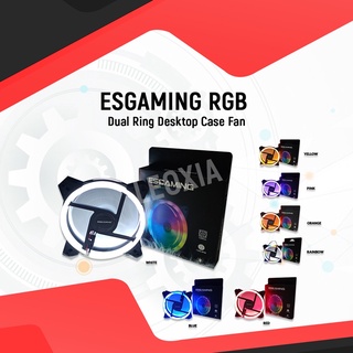ESGAMING RGB Dual Ring Desktop Case Fan | Shopee Philippines