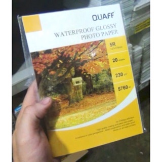 5R photo paper,photopaper waterproof glossy | Shopee Philippines