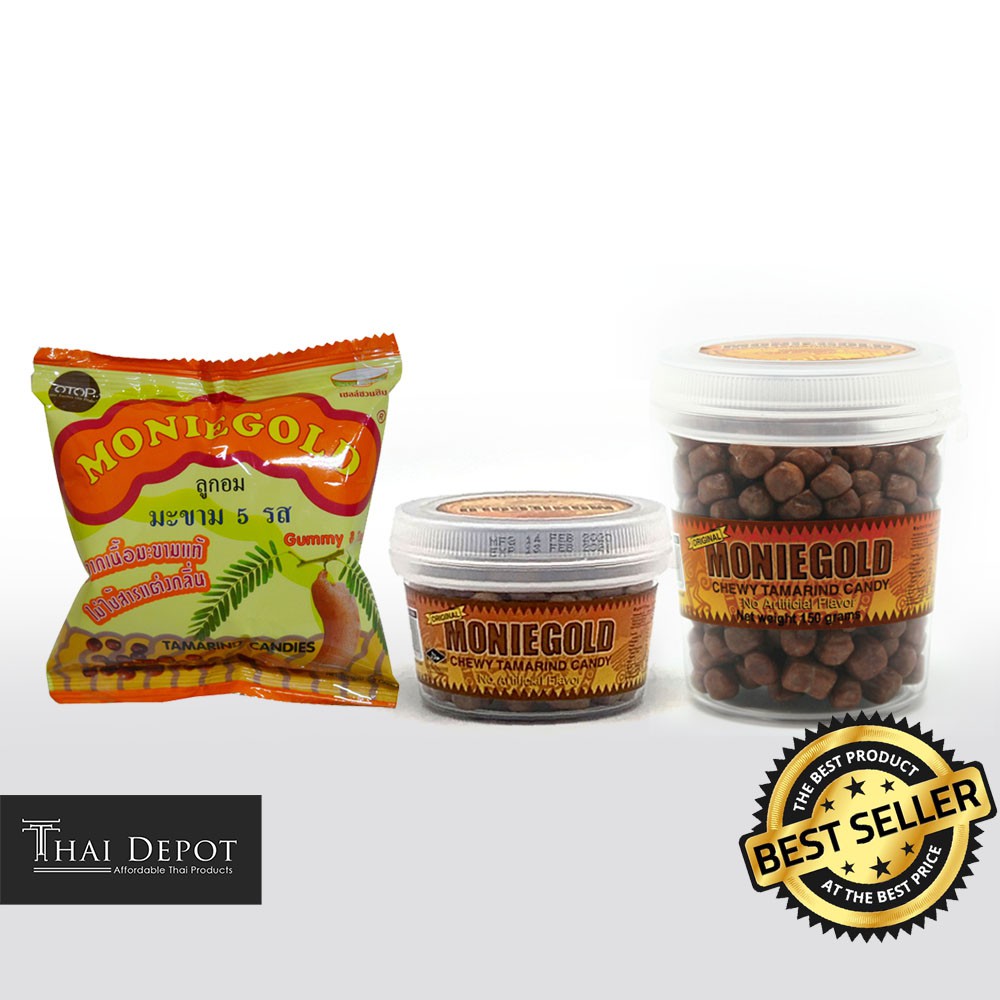 Moniegold Chewy Tamarind Candy 50g 80g 150g | Shopee Philippines