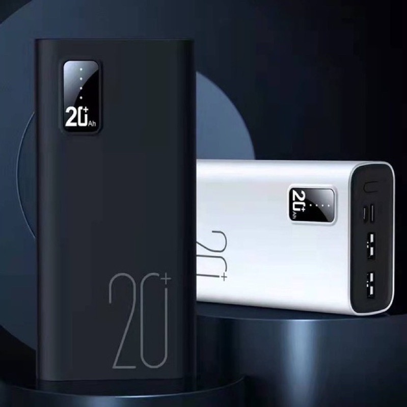 Alibaba Ali-YJ563B 20000MAh Dual USB port+Type-C interface power bank ...