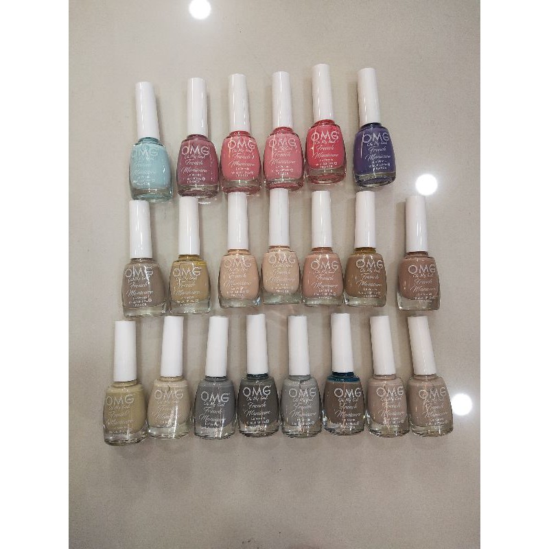 OMG french manicure nail polish | Shopee Philippines